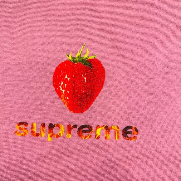 Supreme | Shirts | Supreme Strawberry Tee Ss6 | Poshmark